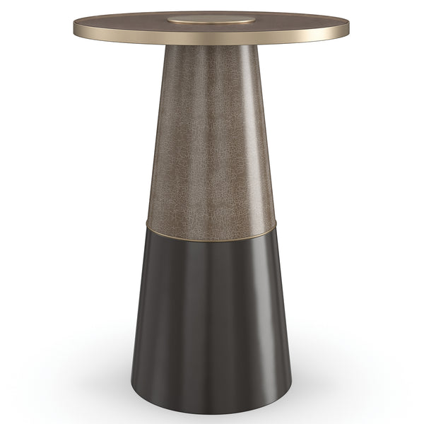 Caracole Aperture Side Table – Paynes Gray