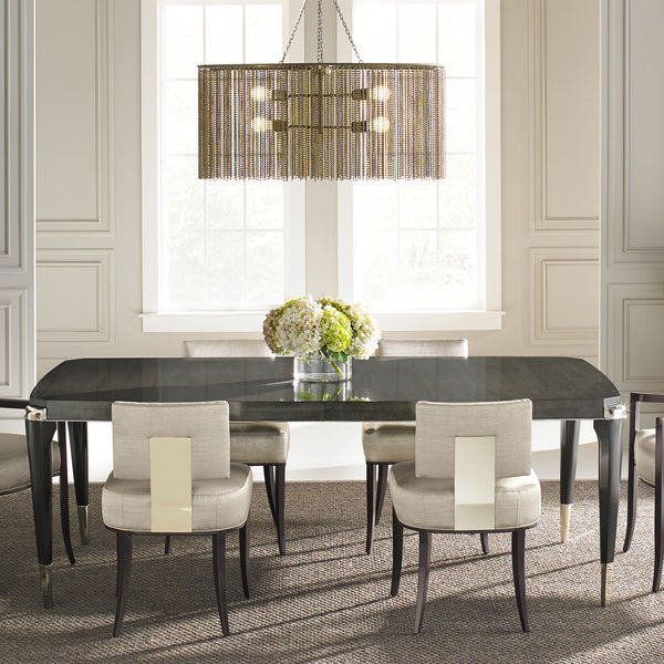 Caracole All Trimmed Out Dining Table – Paynes Gray