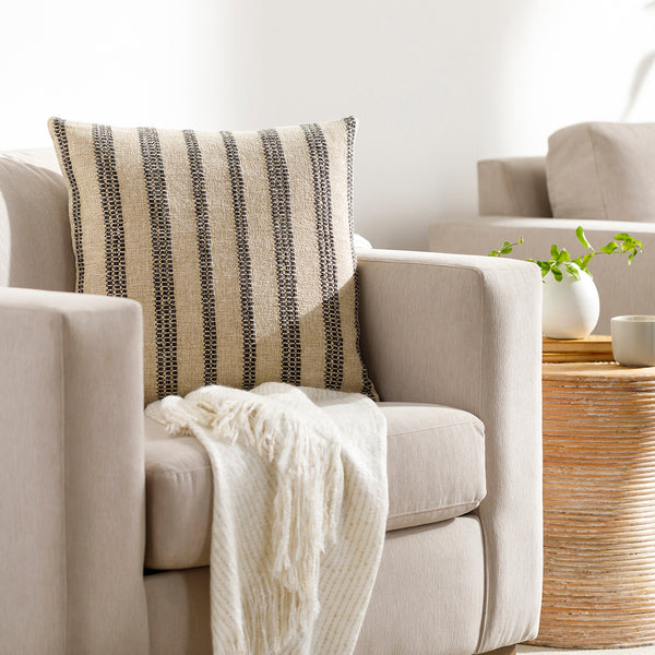 Ditto Throw Pillow – Paynes Gray