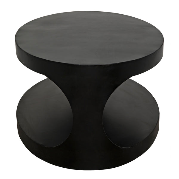 Noir Eclipse Oval Coffee Table – Paynes Gray