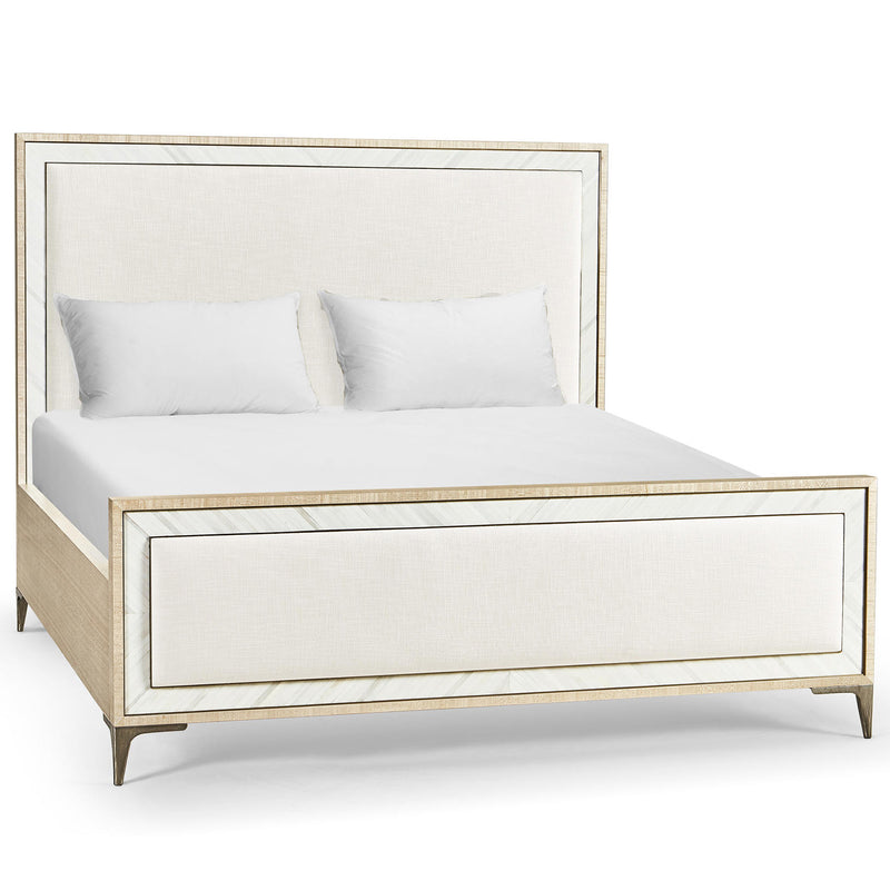 Jonathan Charles Water Tideline King Upholstered Bed – Paynes Gray