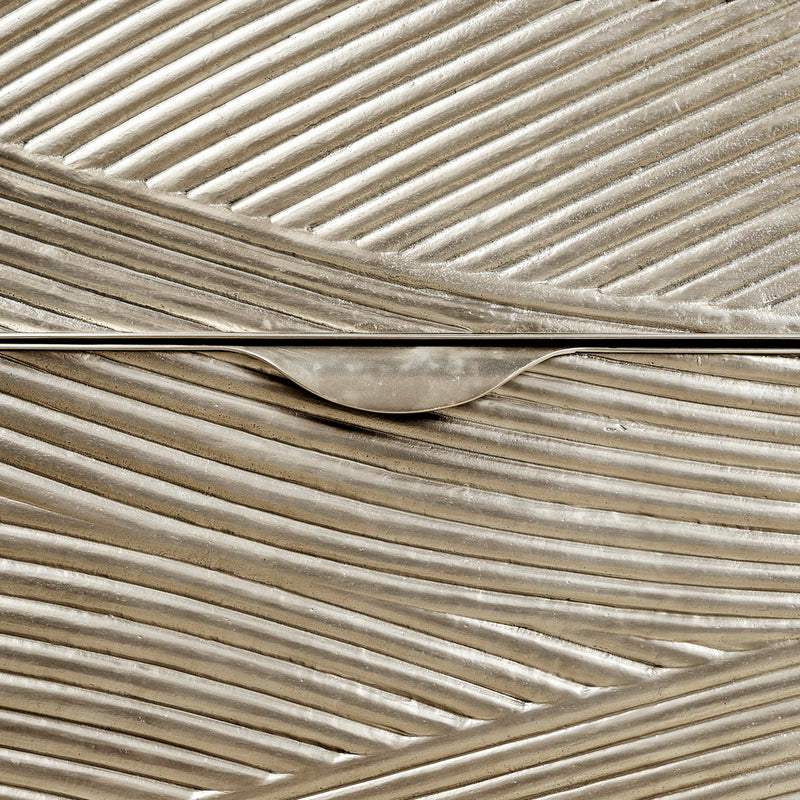 Jonathan Charles Water Capillary Cast Metal Texture Double Dresser ...