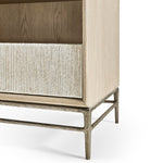 Jonathan Charles Water Clapotis Nightstand – Paynes Gray