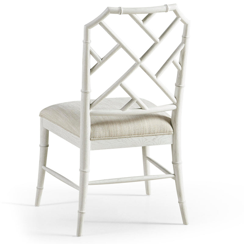 Jonathan Charles Timeless Saros Chippendale Bamboo Side Chair – Paynes Gray