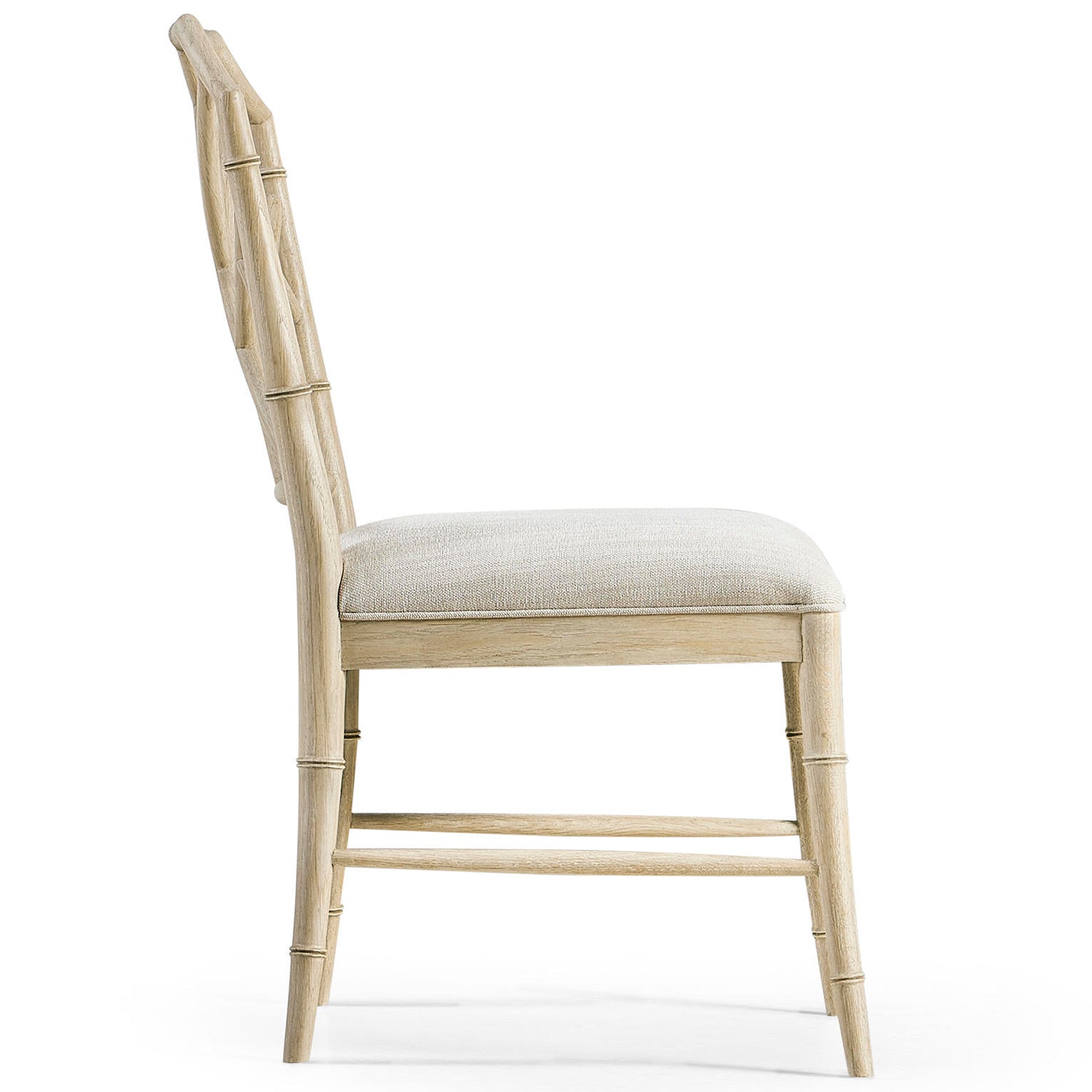 Jonathan Charles Timeless Saros Chippendale Bamboo Side Chair – Paynes Gray