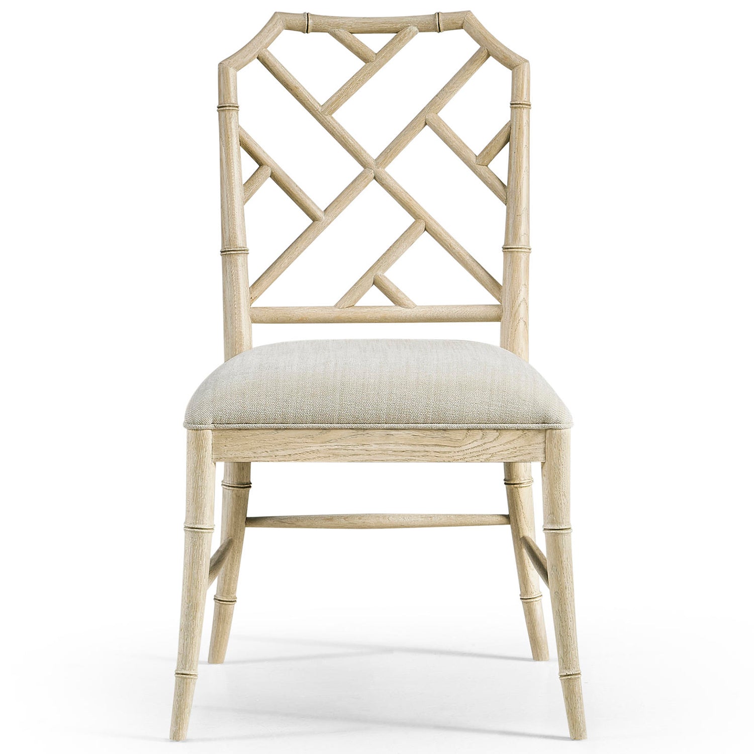 Jonathan Charles Timeless Saros Chippendale Bamboo Side Chair – Paynes Gray