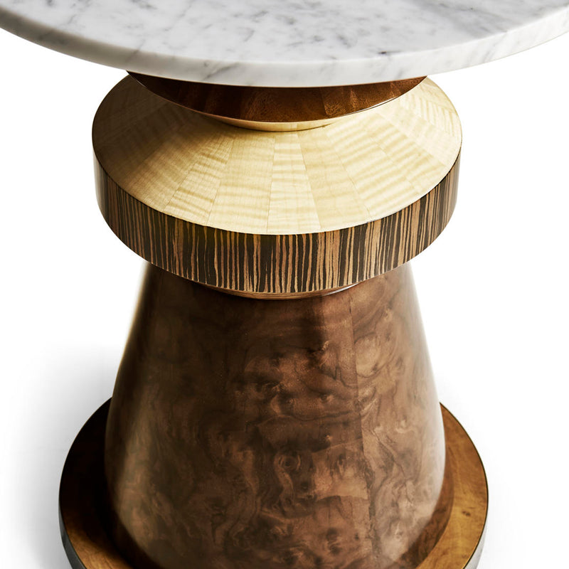 Jonathan Charles Rook Round Accent Table – Paynes Gray