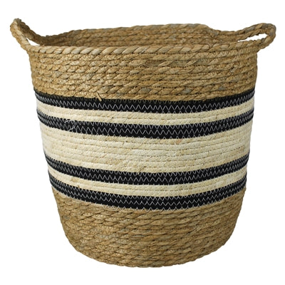 Gideon Stripe Basket Set of 3 – Paynes Gray