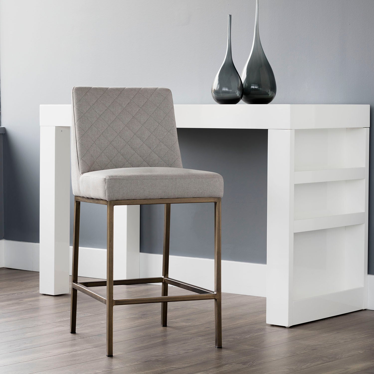 Sunpan Leighland Counter Stool Set of 2 – Paynes Gray