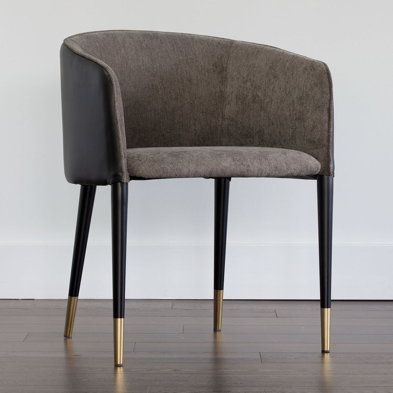 Sunpan Asher Dining Armchair Set of 2 – Paynes Gray