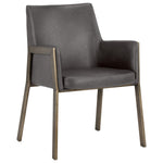 Sunpan Bernadette Dining Armchair Set of 2 – Paynes Gray