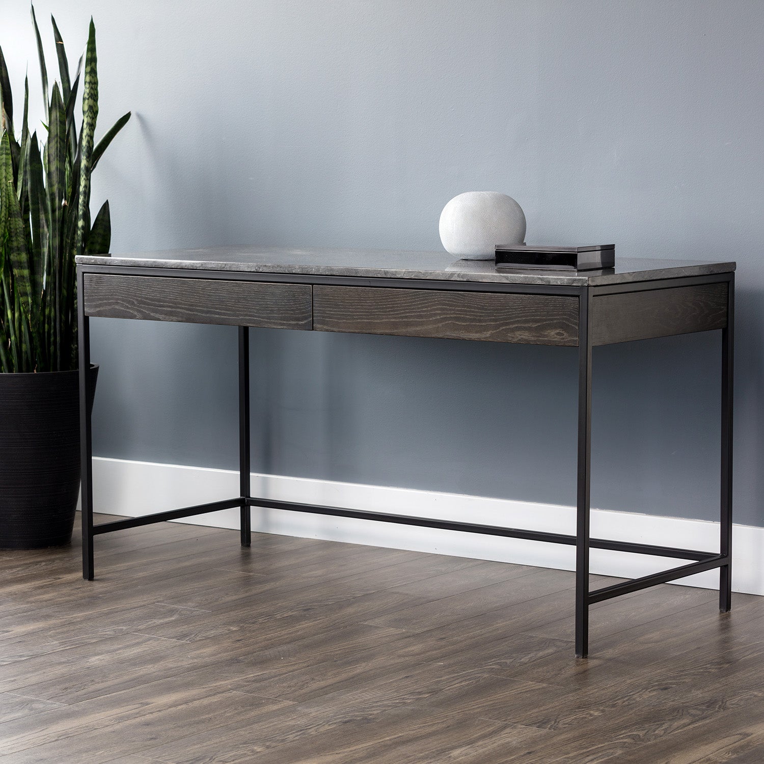 Sunpan Stamos Desk – Paynes Gray