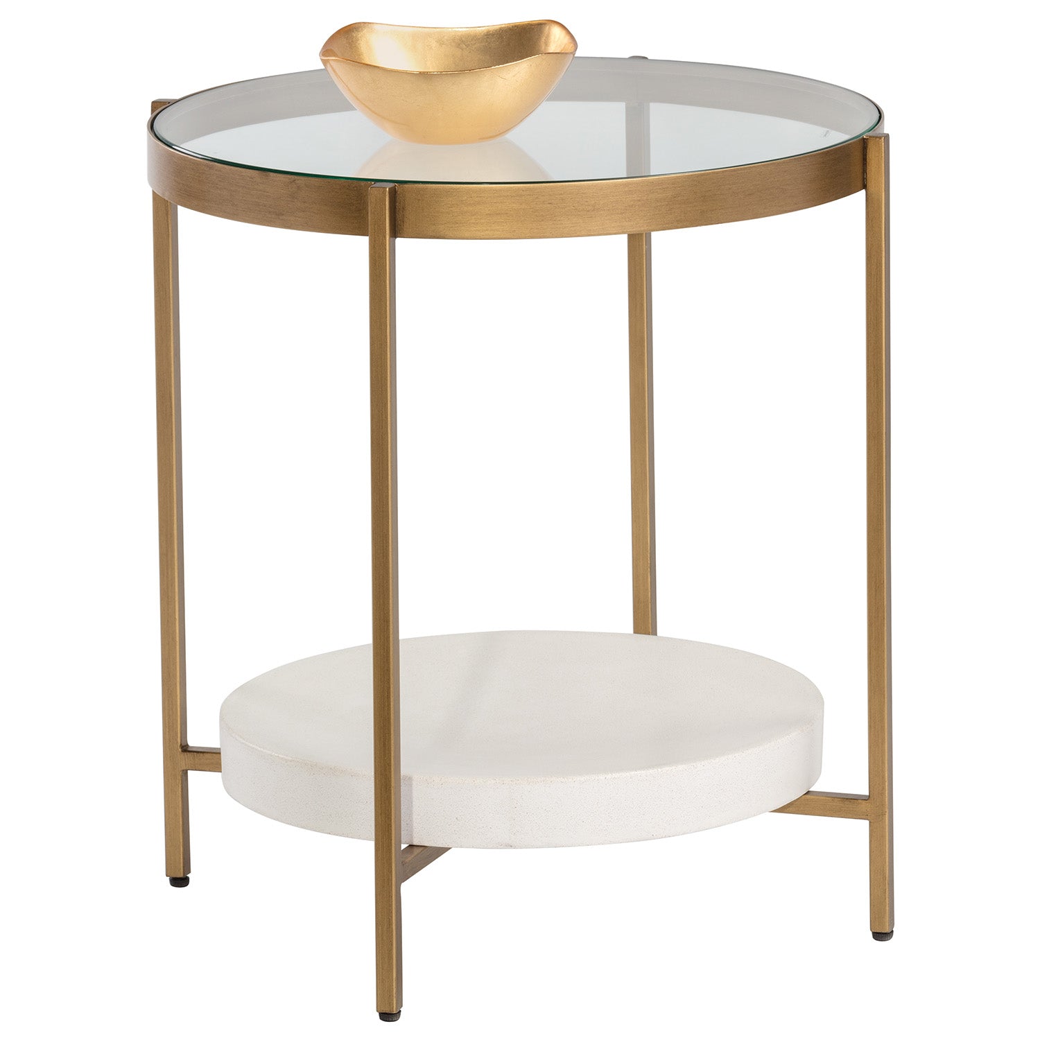 Sunpan Gia End Table Set of 2 – Paynes Gray