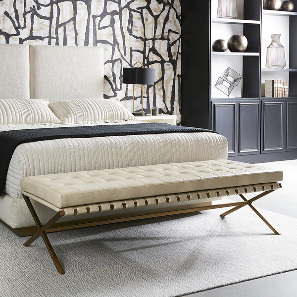 Sunpan Kenji Bench – Paynes Gray