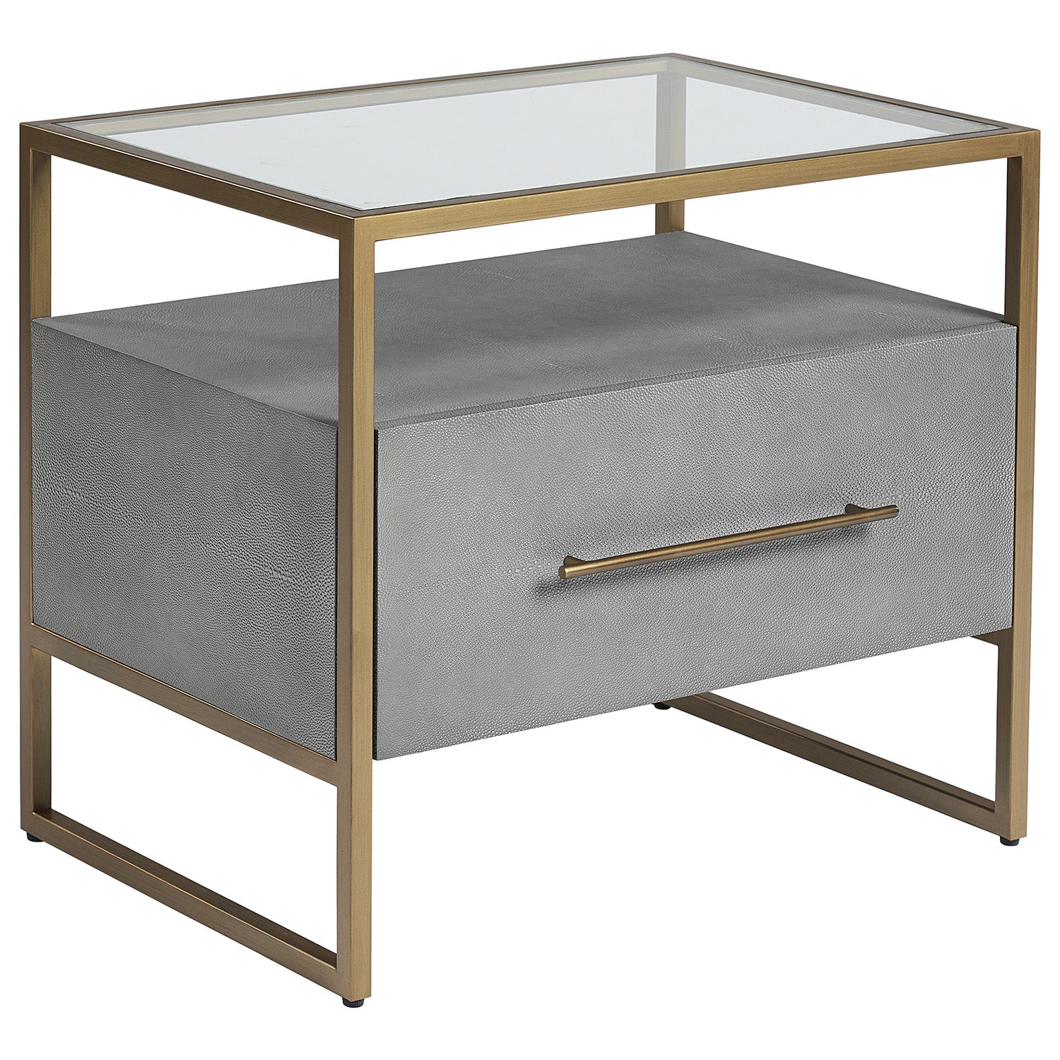 Sunpan Venice Nightstand Set of 2 – Paynes Gray