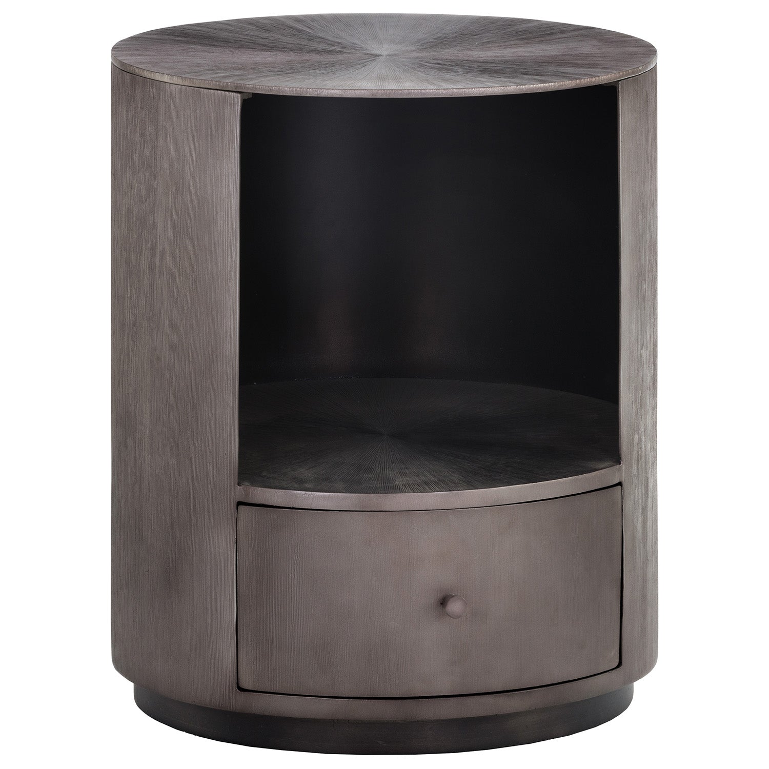 Sunpan Siena Round Nightstand Set of 2 – Paynes Gray