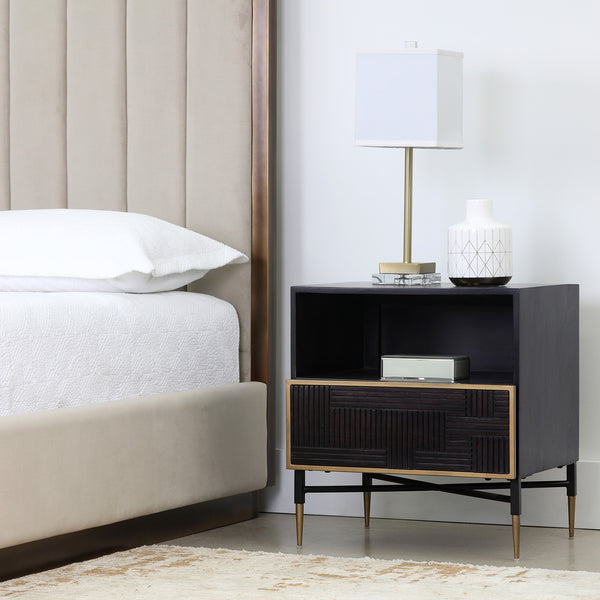 Sunpan Markwood Nightstand Set of 2 – Paynes Gray