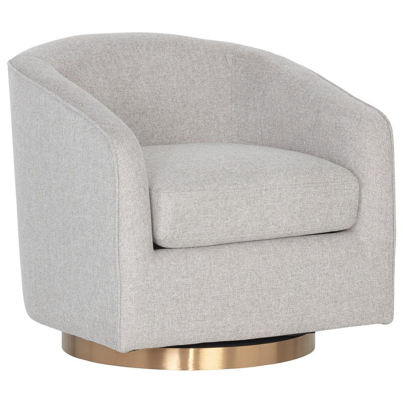 Sunpan Hazel Swivel Lounge Chair – Paynes Gray