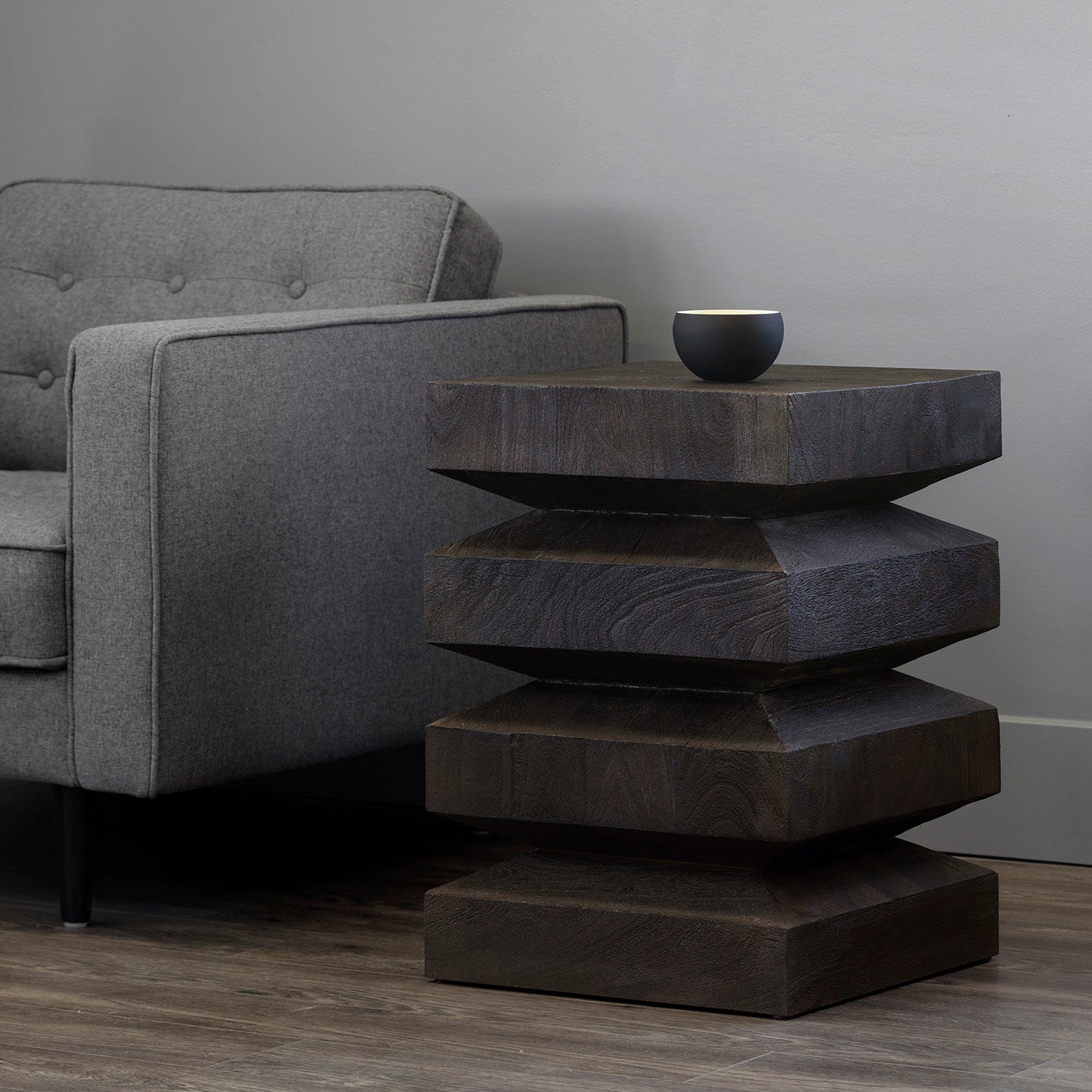 Sunpan Cormac End Table Set of 2 – Paynes Gray