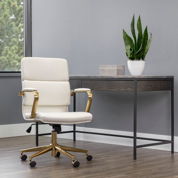 Sunpan Kleo Office Chair – Paynes Gray
