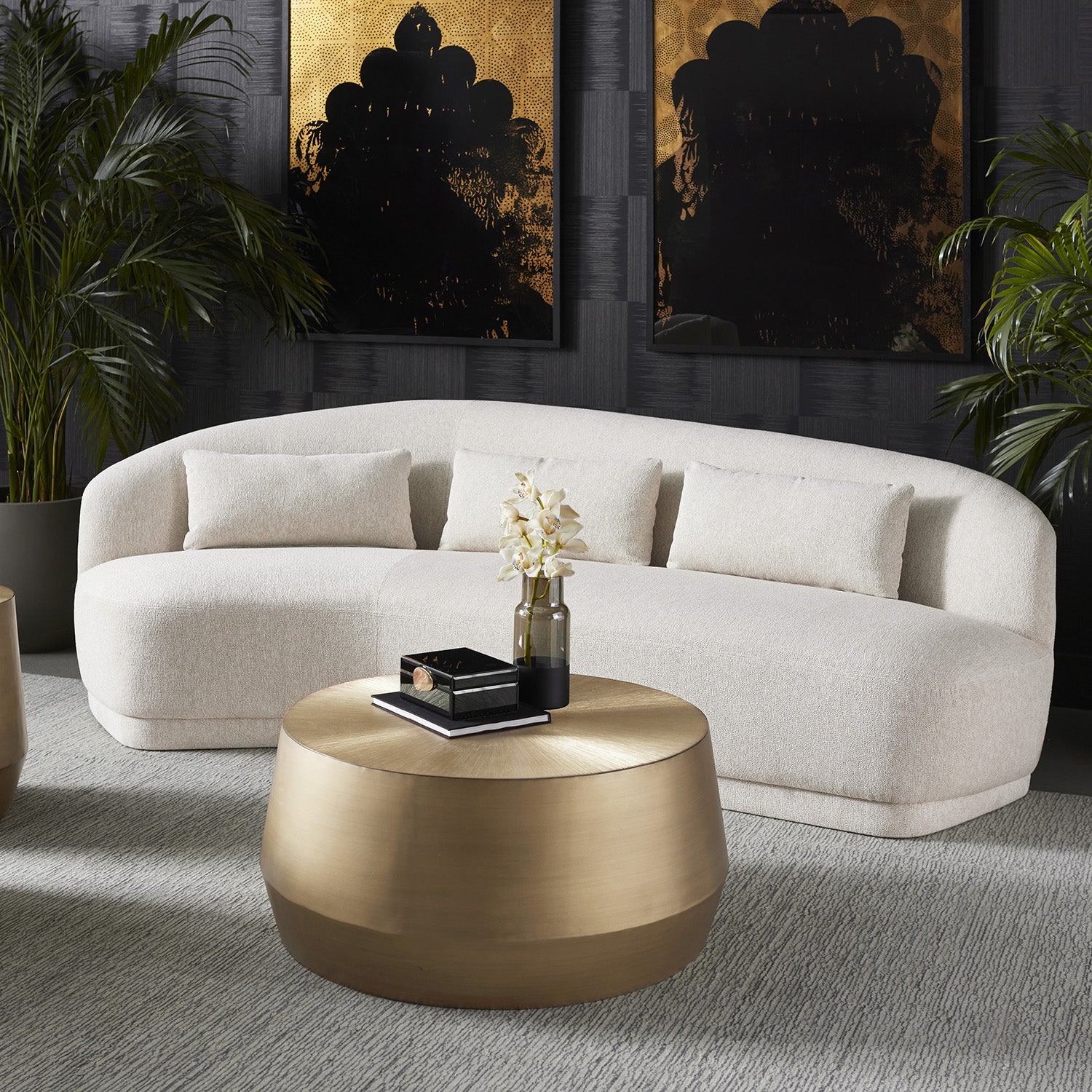 Sunpan Soraya Sofa – Paynes Gray