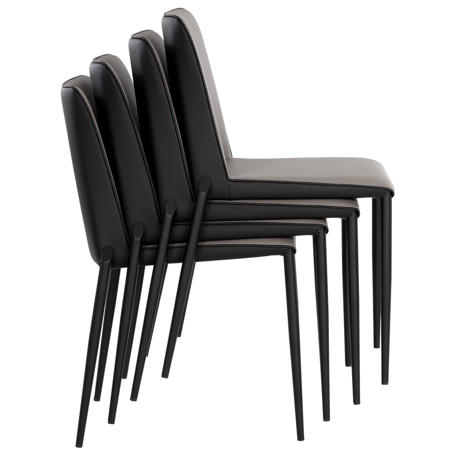 Sunpan Renee Stackable Dining Chair Set of 2 – Paynes Gray