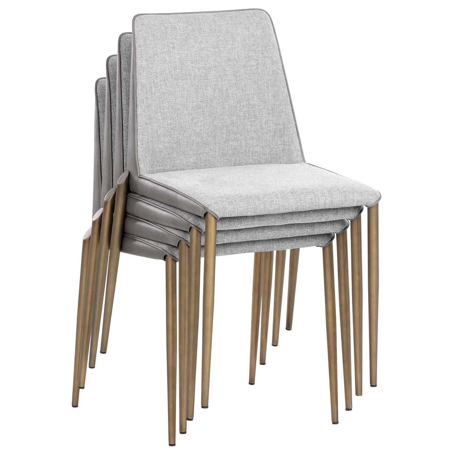 Sunpan Renee Stackable Dining Chair Set of 2 – Paynes Gray