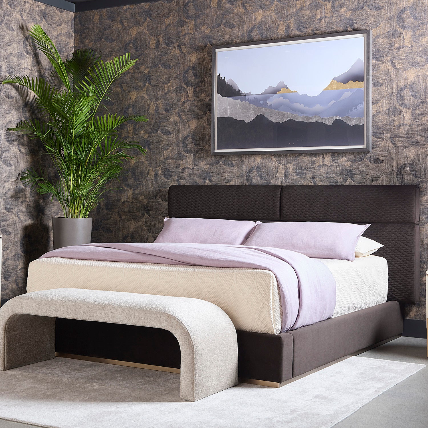 Sunpan Beckham Bed – Paynes Gray