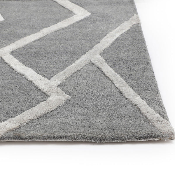 Sunpan Zizi Hand-Tufted Rug – Paynes Gray