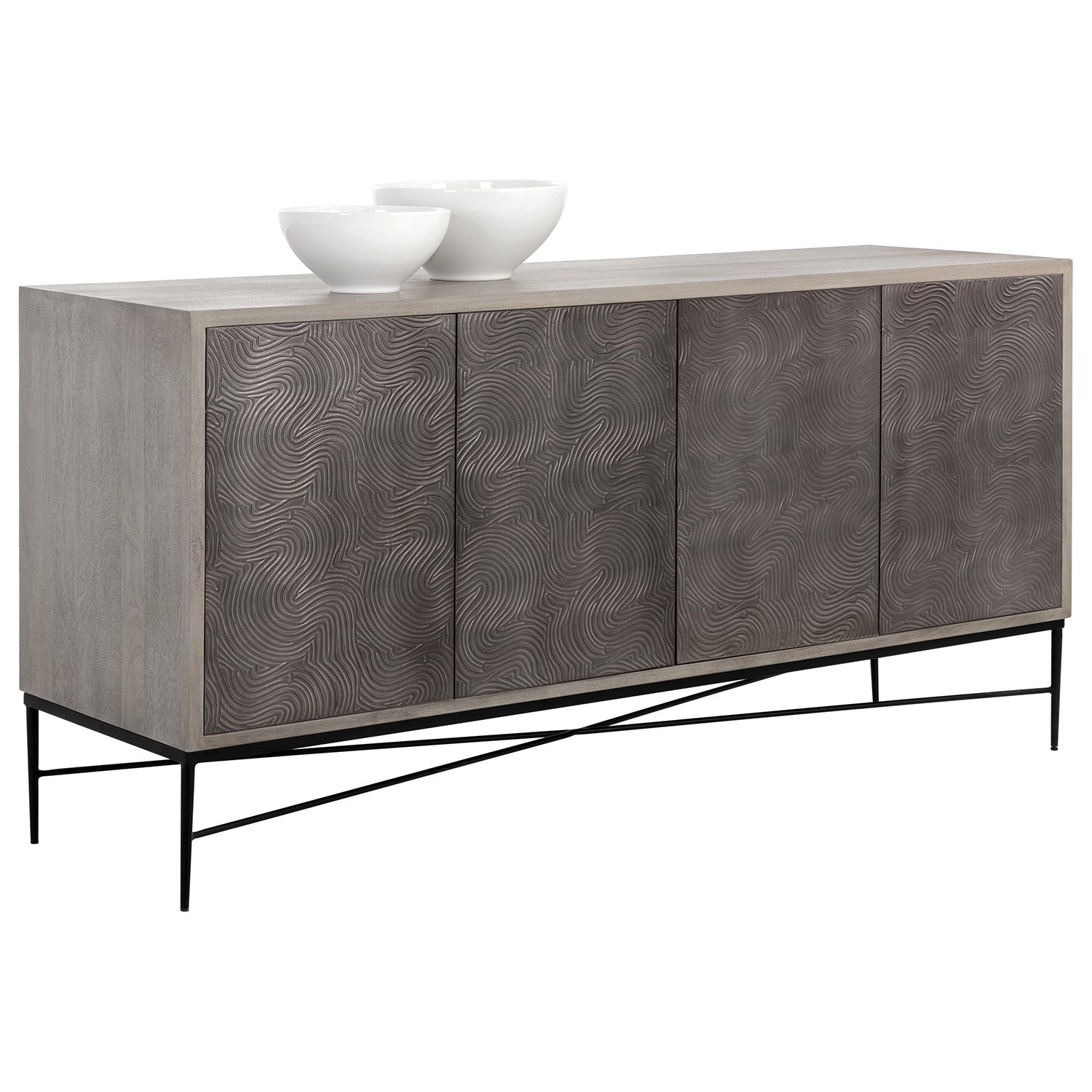 Sunpan Algarve Sideboard – Paynes Gray