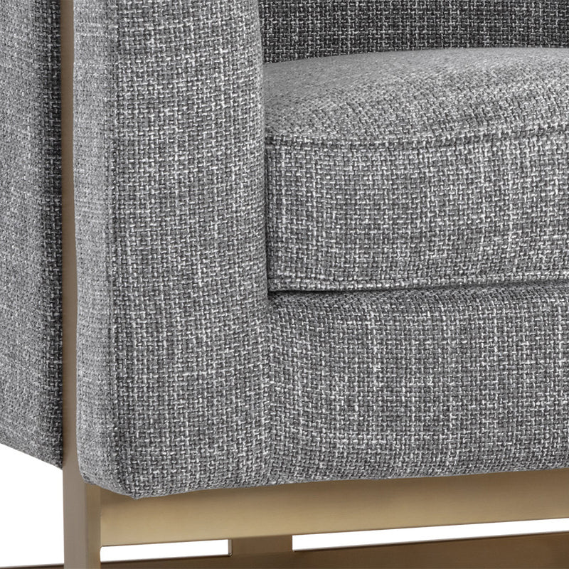 Sunpan Yvette Armchair – Paynes Gray