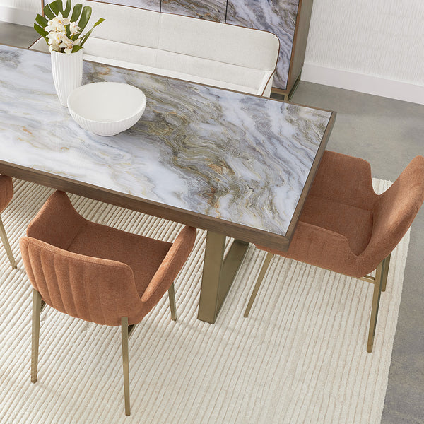 Sunpan Deva Hand Woven Rug – Paynes Gray