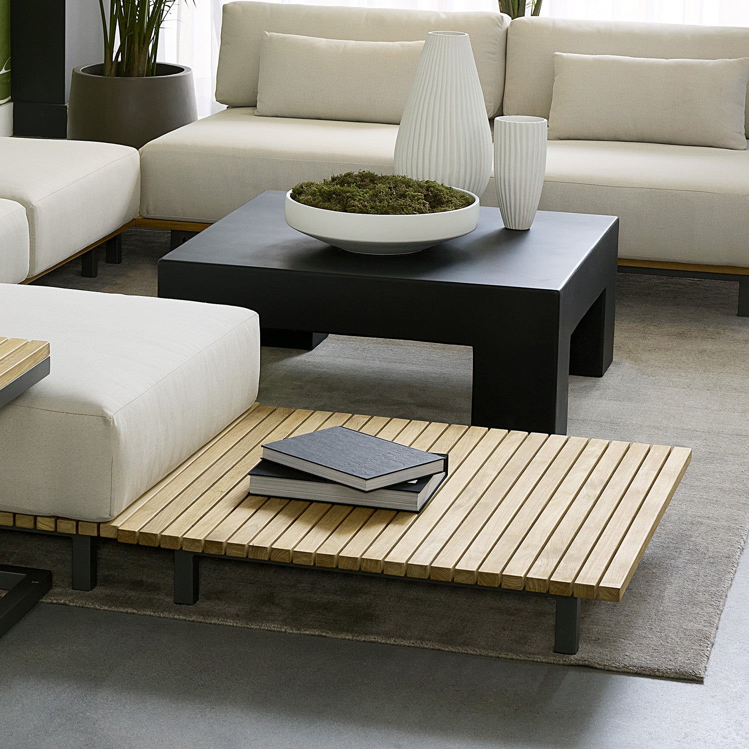 Sunpan Geneve Outdoor Coffee Table – Paynes Gray