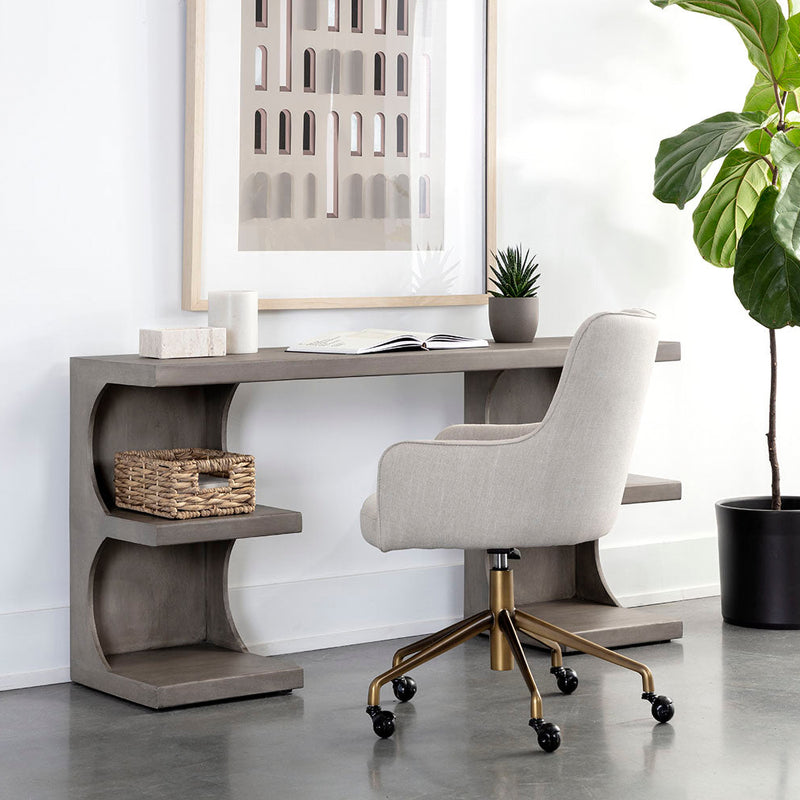 Sunpan Catrine Desk – Paynes Gray