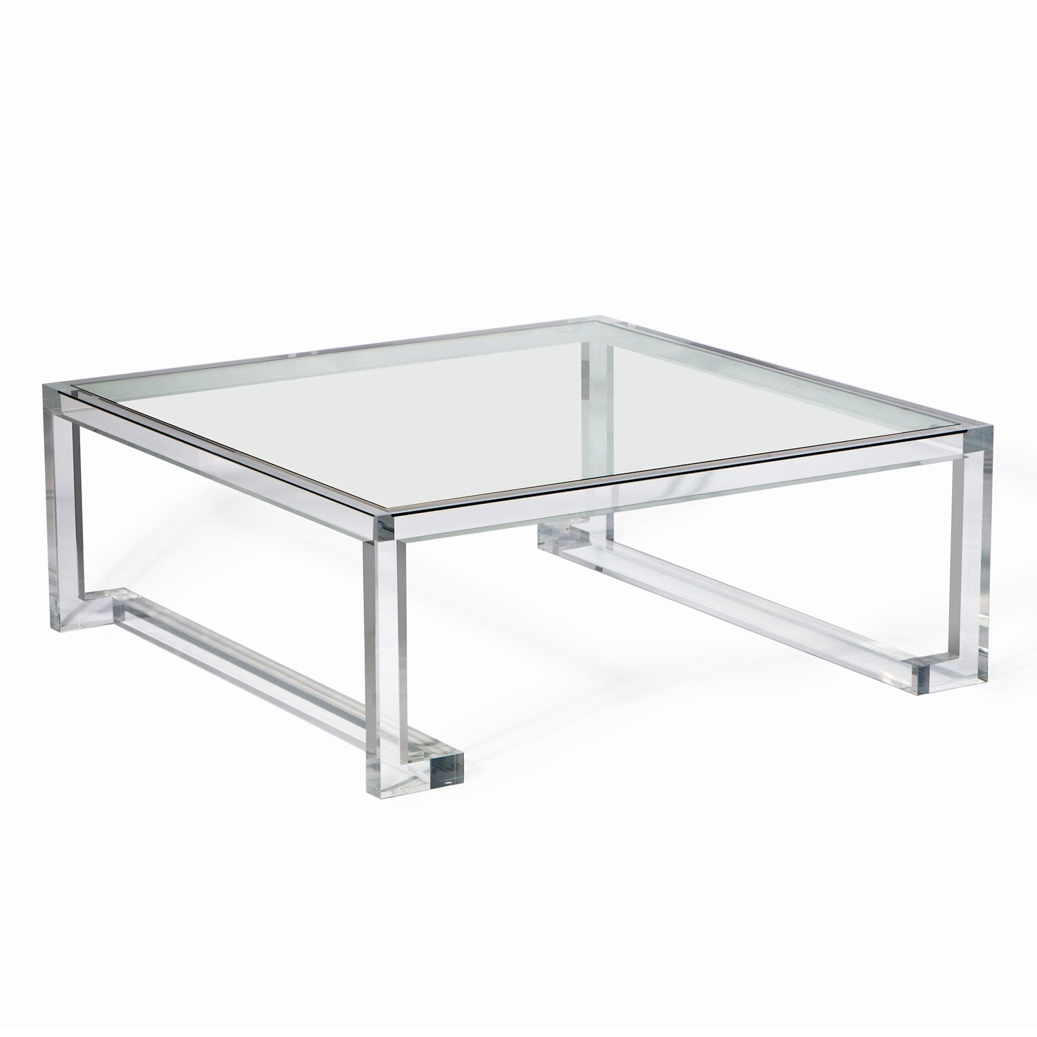Interlude Home Ava Square Large Cocktail Table – Paynes Gray