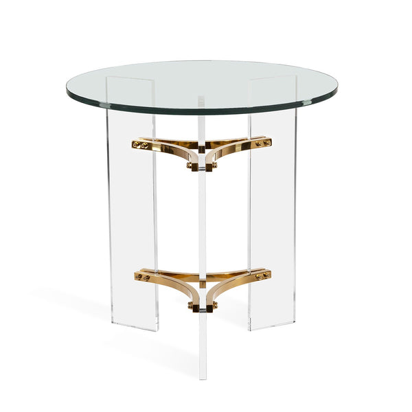 Interlude Home Tamara Side Table – Paynes Gray