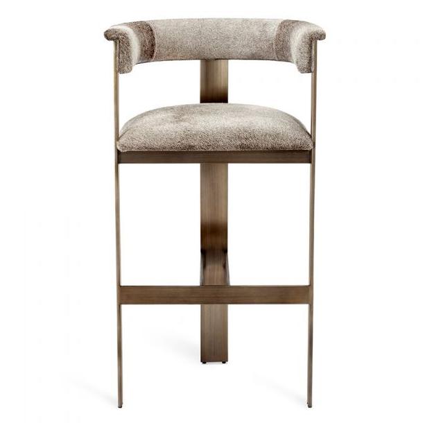 Interlude Home Darcy Bar Stool – Paynes Gray