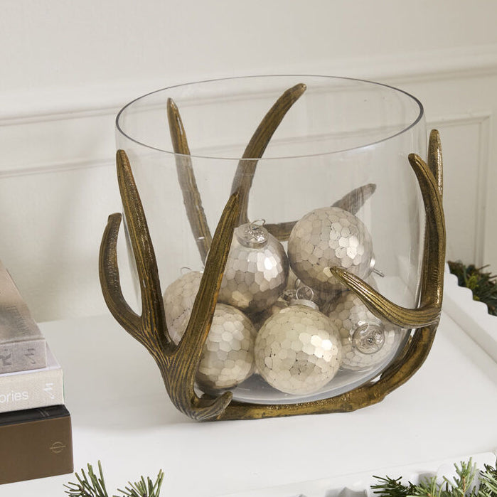 Wrapped Antler Vase