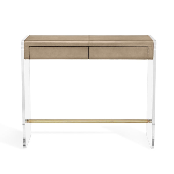 Interlude Home Cora Small Desk – Paynes Gray