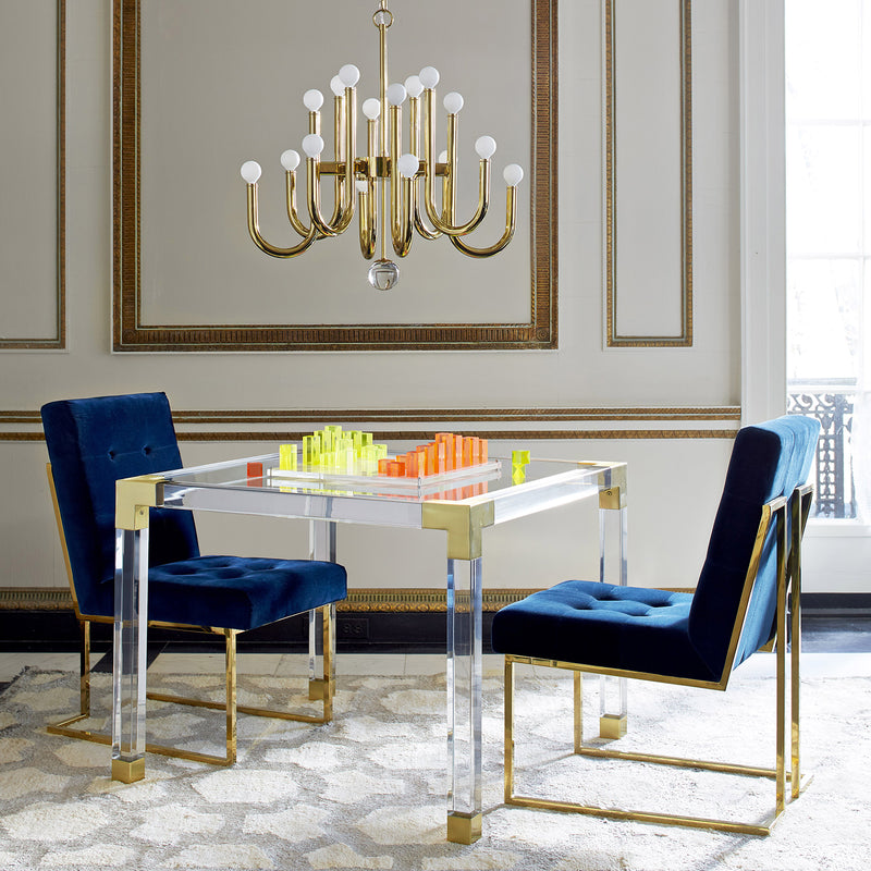 Jonathan Adler Jacques Game Table – Paynes Gray