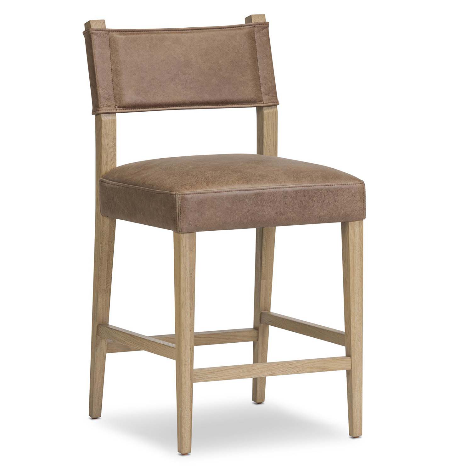 Four Hands Ferris Leather Counter Stool Set of 2