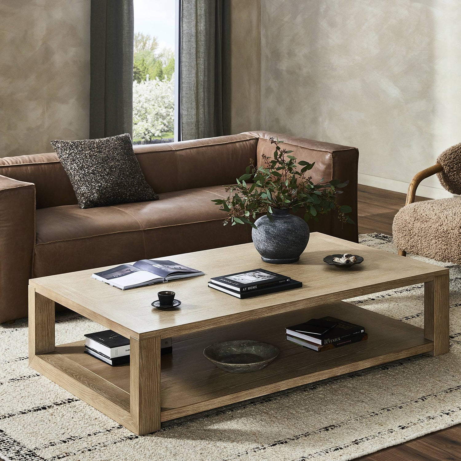 Four Hands Thomas Coffee Table – Paynes Gray