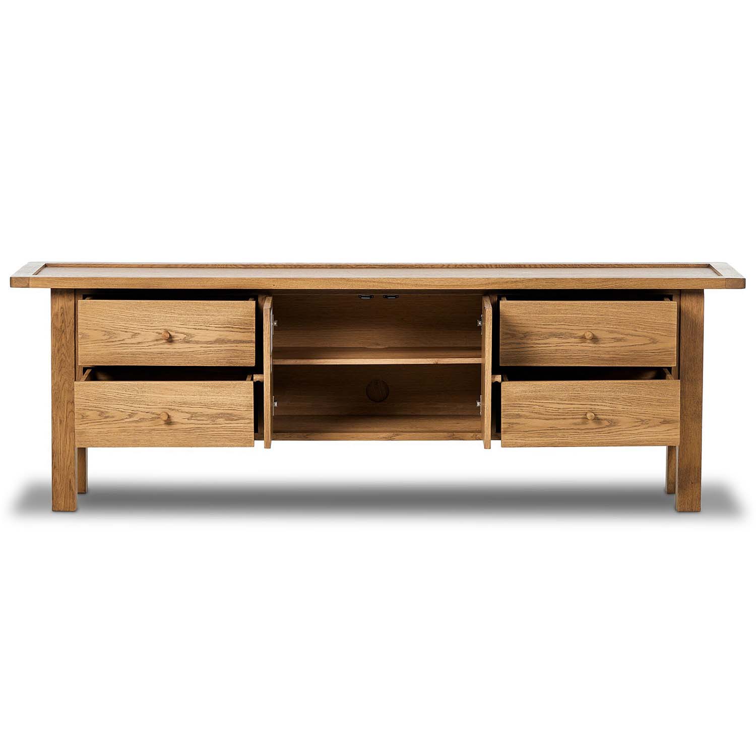 Four Hands Millbrook Media Console – Paynes Gray
