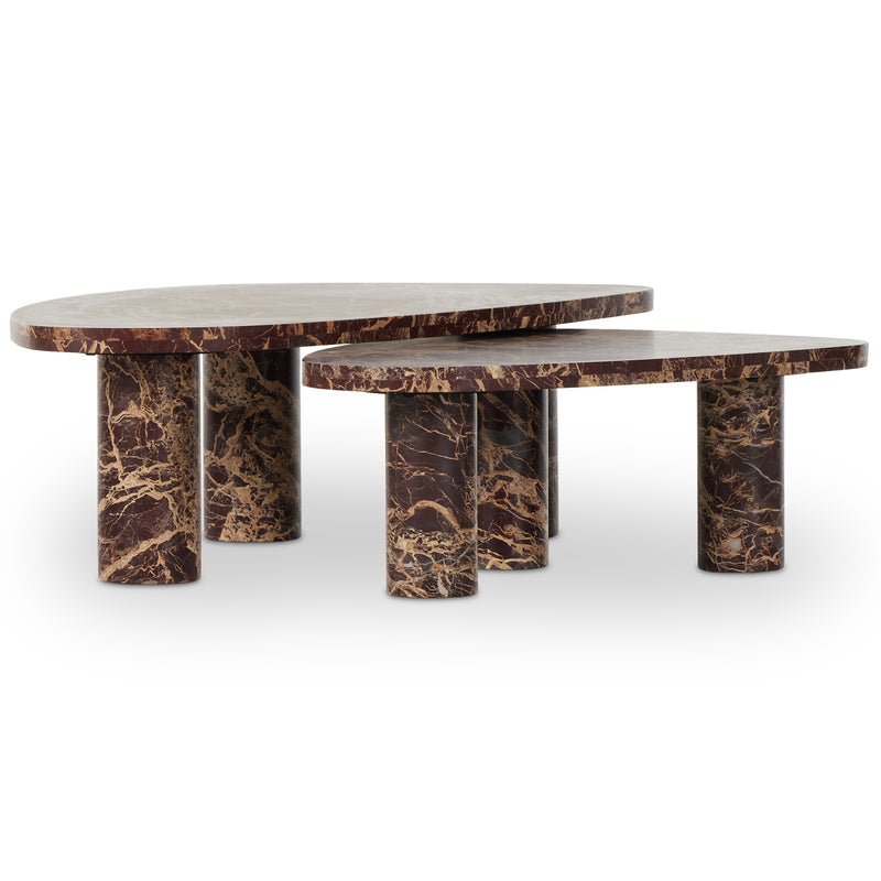 Four Hands Zion Coffee Table Set – Paynes Gray