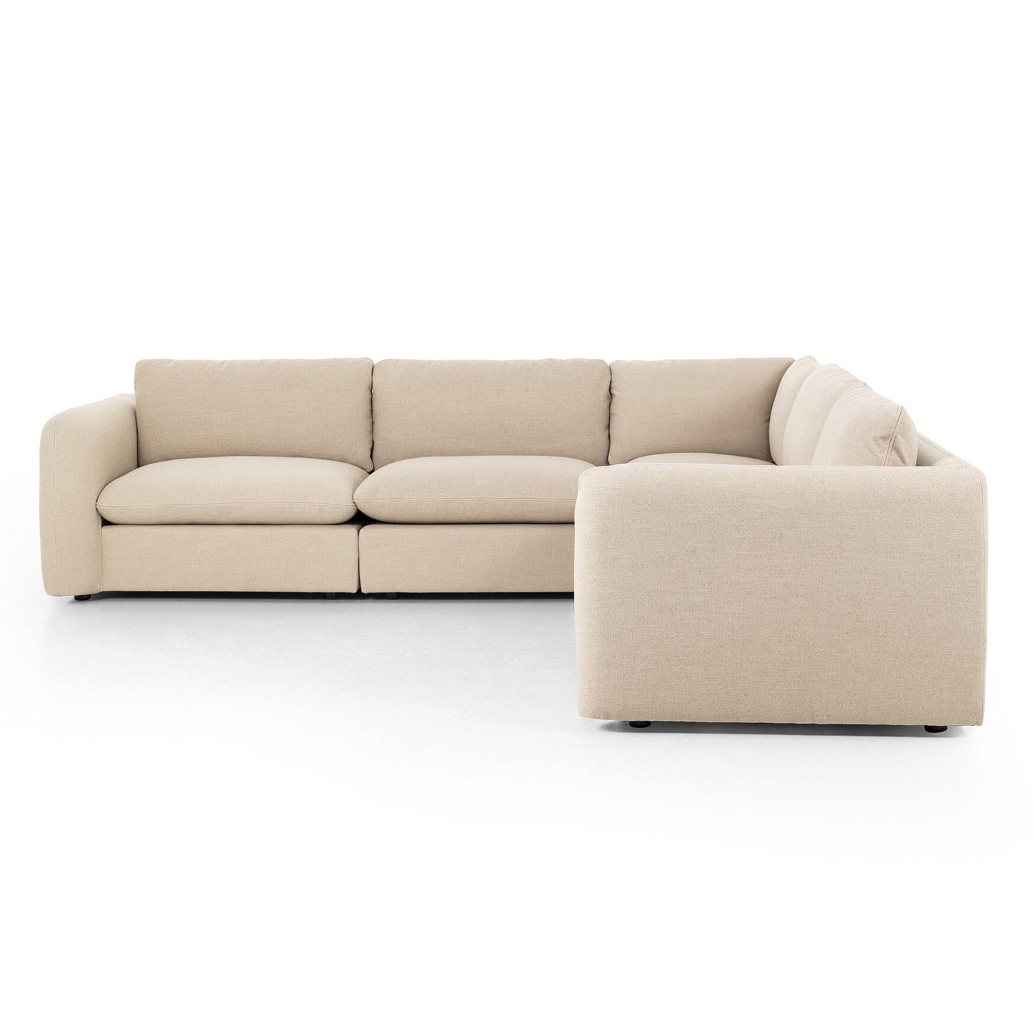 Four Hands Ingel 5-Piece Sectional Sofa – Paynes Gray