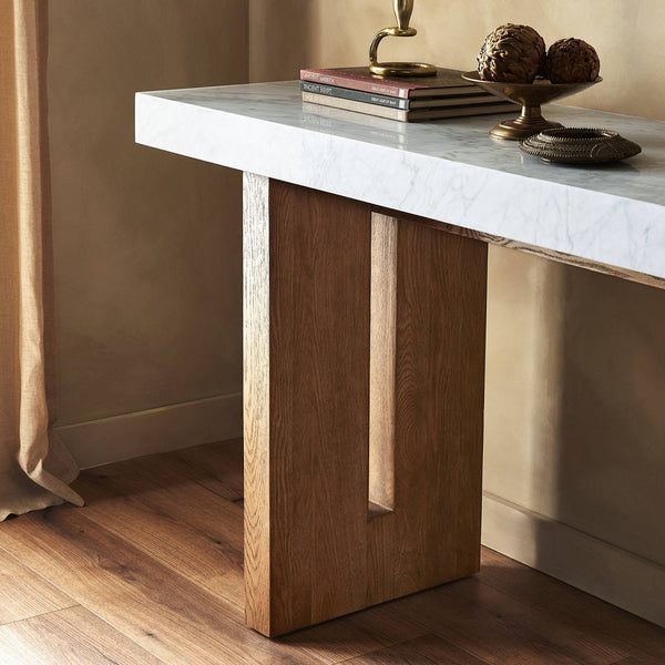 Four Hands Olympia Console Table – Paynes Gray