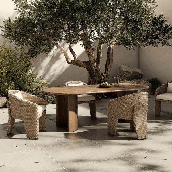 Four Hands Paden Outdoor Dining Table – Paynes Gray