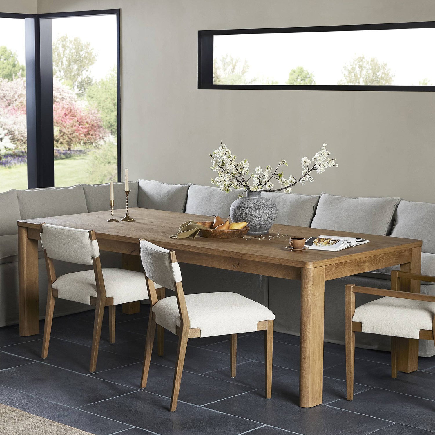 Four Hands Noeline Extension Dining Table – Paynes Gray