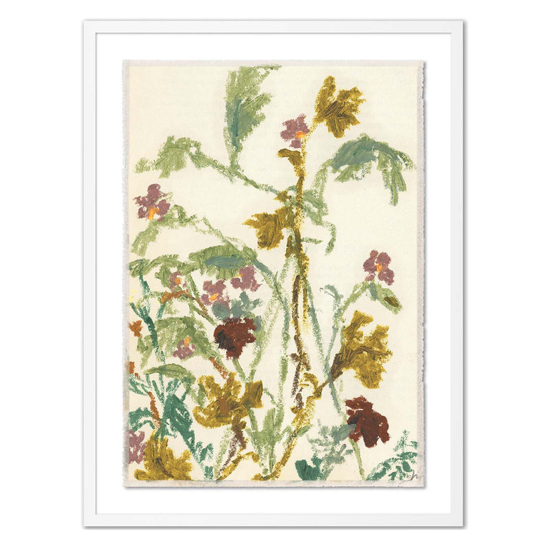 Four Hands x Shaina Page Meadow Rue 1 Framed Wall Art – Paynes Gray