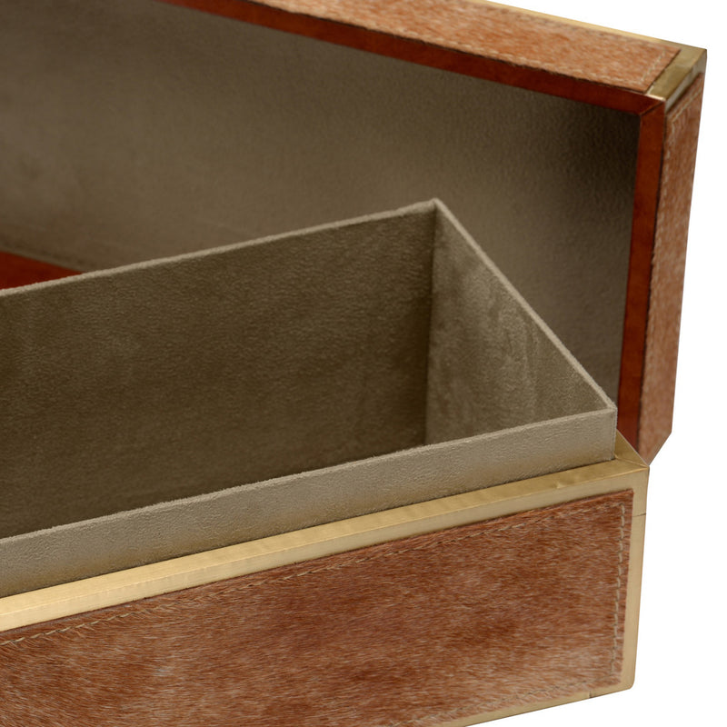 Wildwood Boxed In Leopard Decorative Box – Paynes Gray